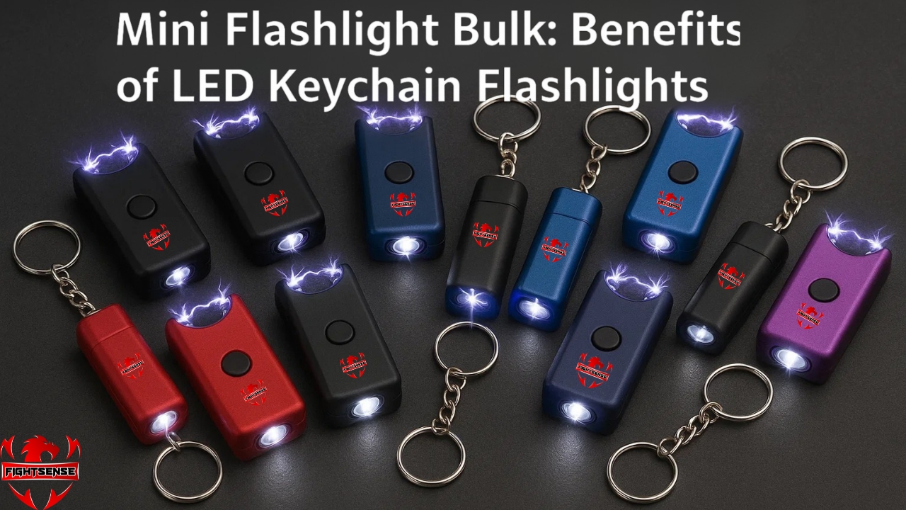 Mini Flashlight Bulk: Benefits of LED Keychain Flashlights - FIGHTSENSE