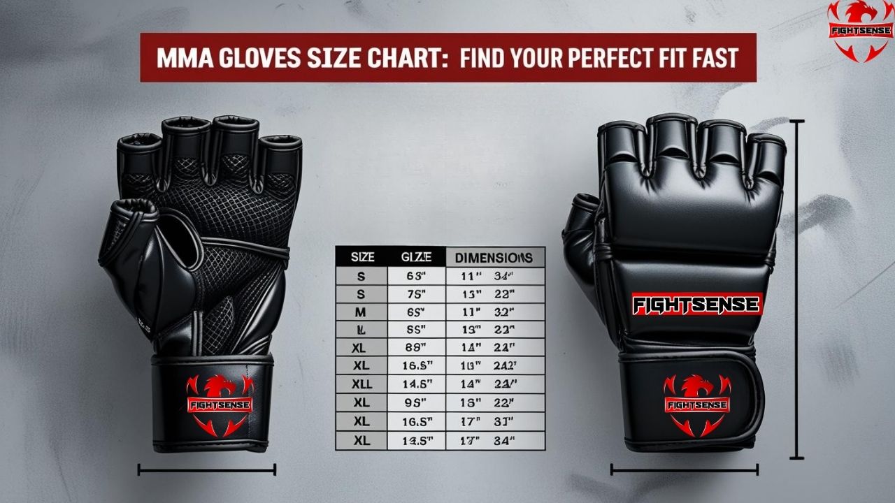 MMA Gloves Size Chart: Find Your Perfect Fit Fast - FIGHTSENSE
