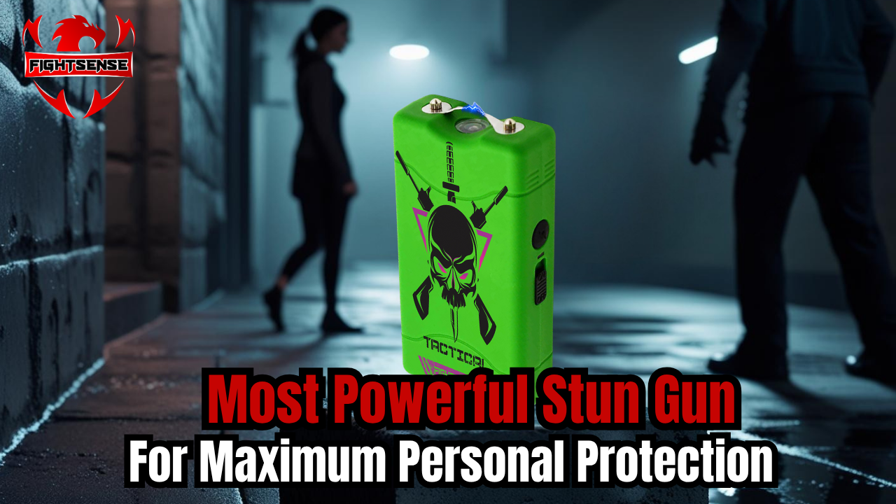 Most Powerful Stun Gun for Maximum Personal Protection - FIGHTSENSE