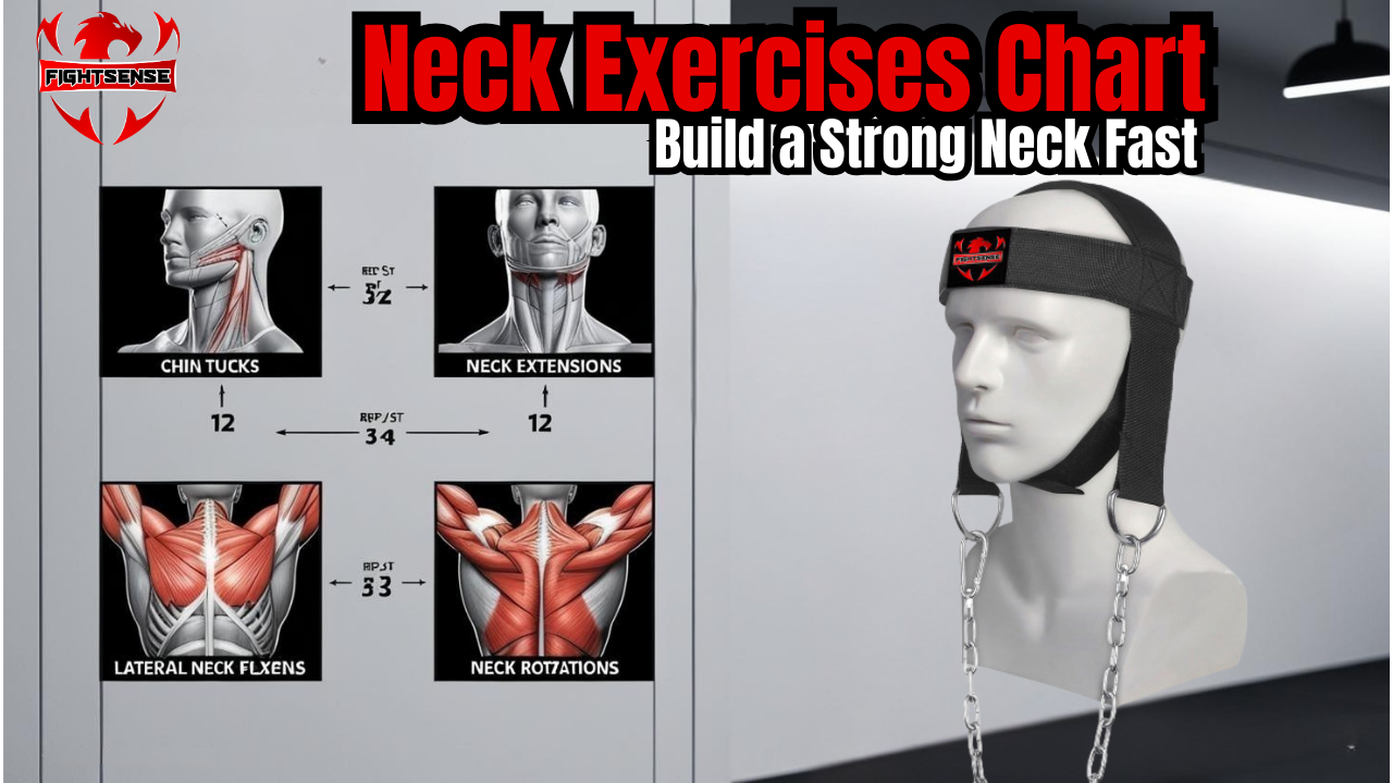 Neck Exercises Chart: Build a Strong Neck Fast - FIGHTSENSE