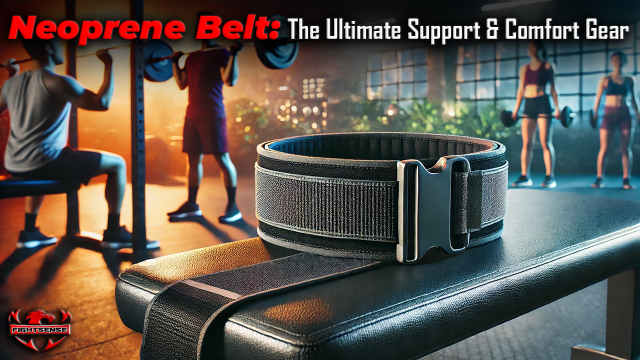Neoprene Belt: Superior Support and All-Day Comfort Gear - FIGHTSENSE