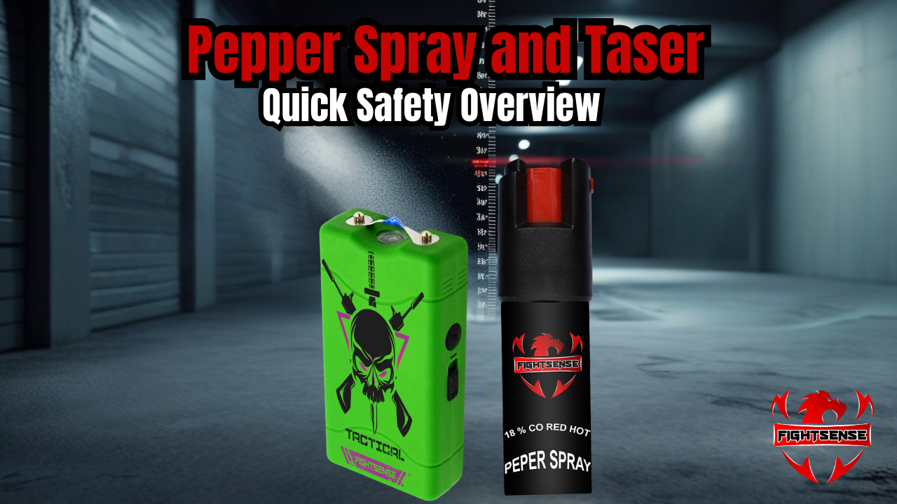 Pepper Spray and Taser: Quick Safety Overview - FIGHTSENSE