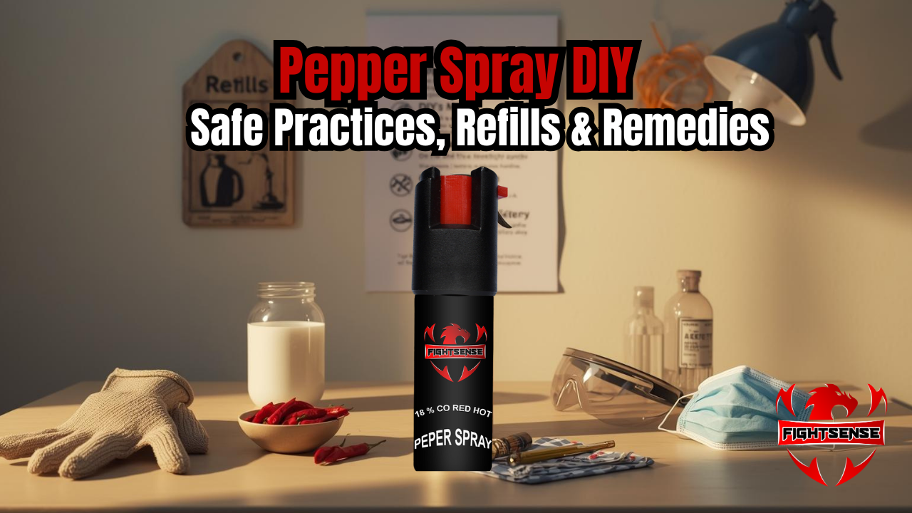 Pepper Spray DIY: Safe Practices, Refills & Remedies - FIGHTSENSE