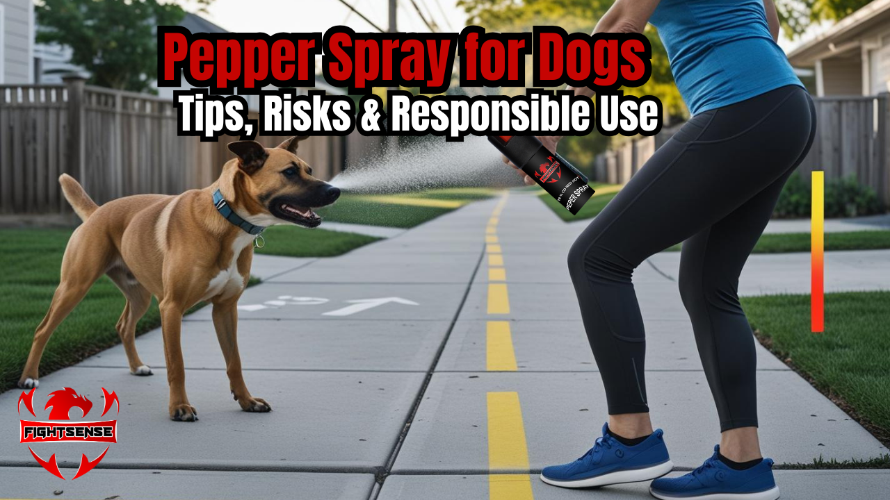 Pepper Spray for Dogs: Tips, Risks & Responsible Use - FIGHTSENSE