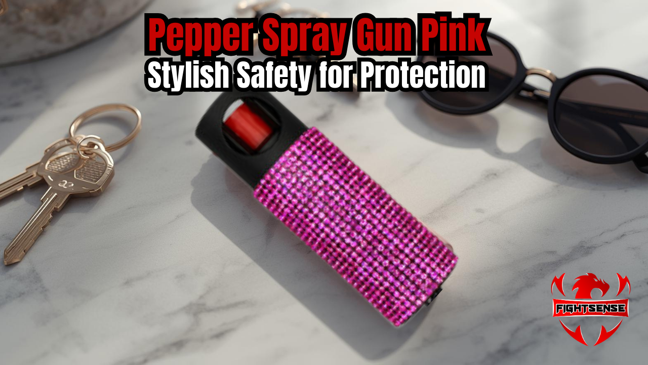 Pepper Spray Gun Pink: Stylish Safety for Protection - FIGHTSENSE