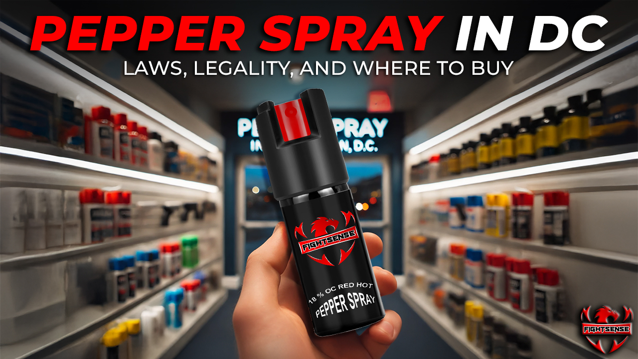 Pepper Spray in DC: Laws, Legality, and Where to Buy - FIGHTSENSE