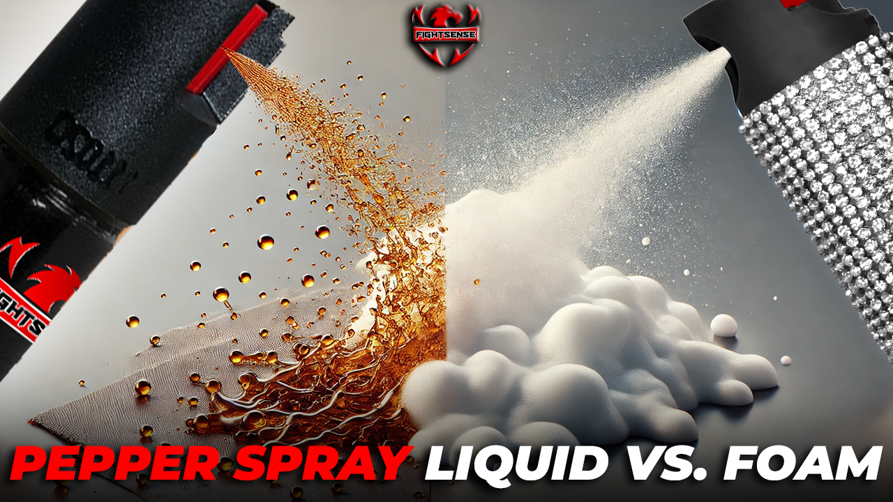 Pepper Spray Liquid vs. Foam: Which One Keeps You Safer? - FIGHTSENSE