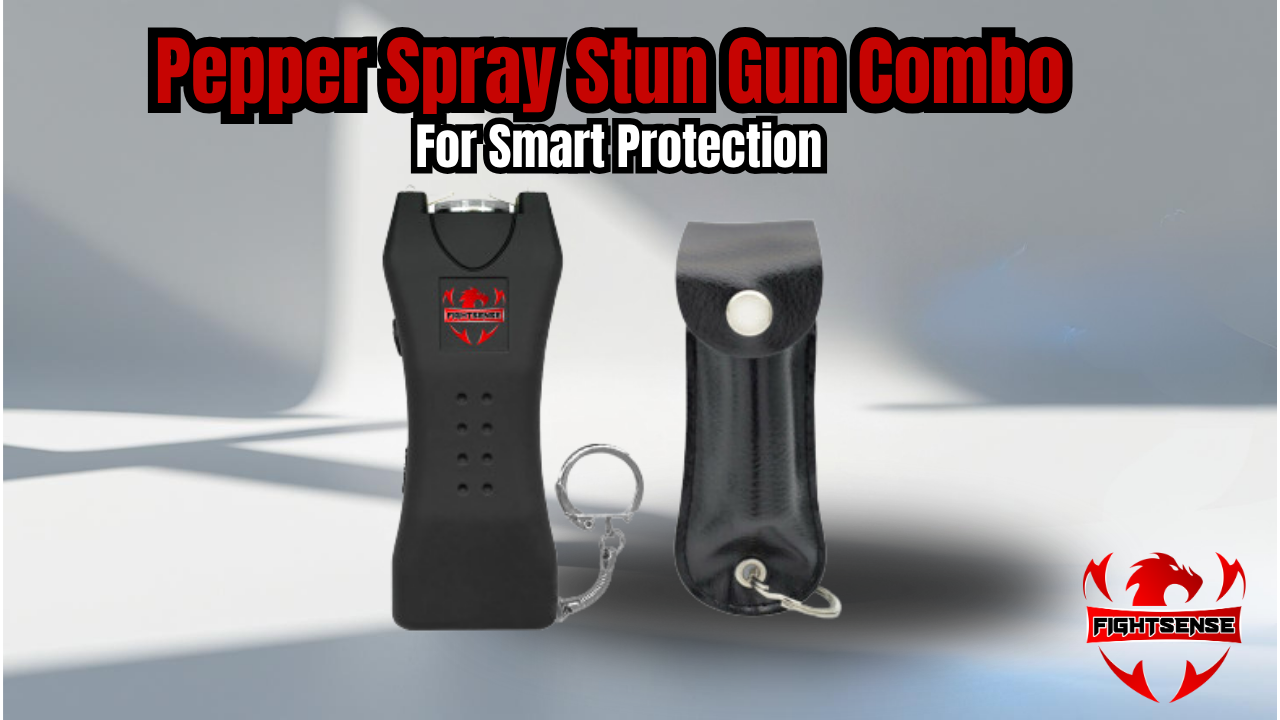Pepper Spray Stun Gun Combo for Smart Protection - FIGHTSENSE
