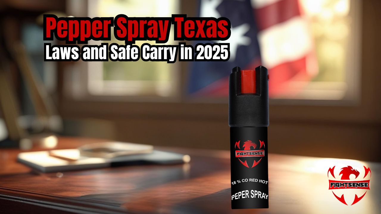 Pepper Spray Texas: Laws and Safe Carry in 2025 - FIGHTSENSE
