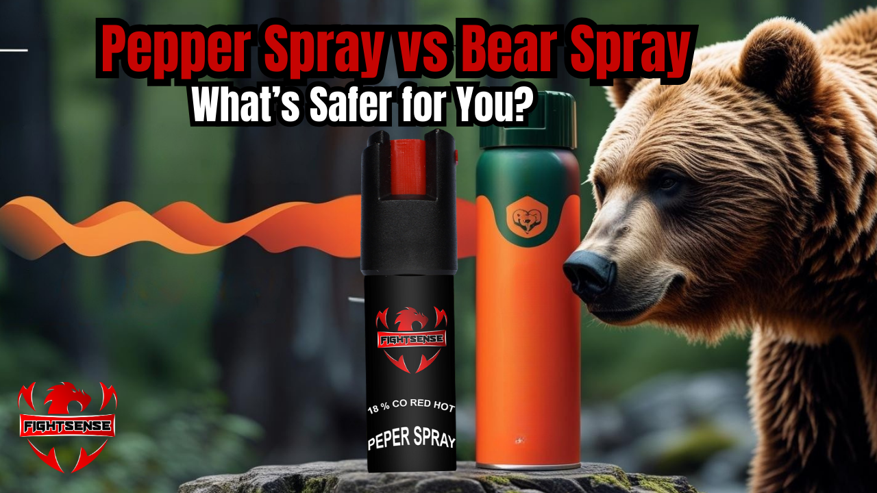 Pepper Spray vs Bear Spray: What’s Safer for You? - FIGHTSENSE