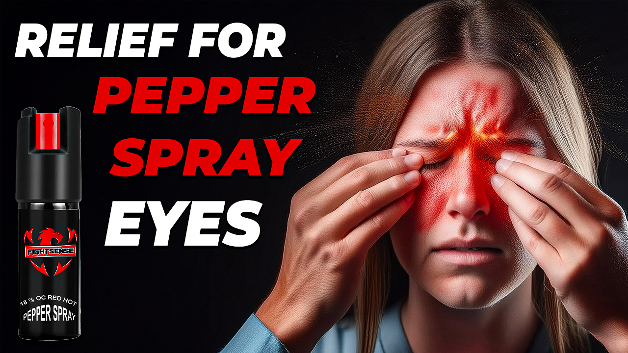 Relief for Pepper Sprayed Eyes: Effective Remedies - FIGHTSENSE