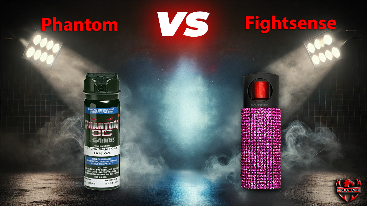 Phantom Pepper Spray vs. Fightsense: Which One is Better? - FIGHTSENSE