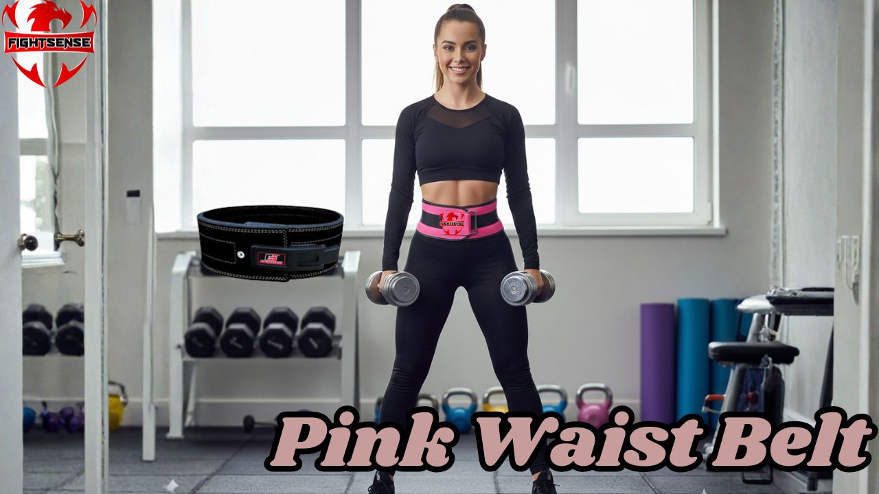 Pink Waist Belt – Perfect Support for Every Workout - FIGHTSENSE