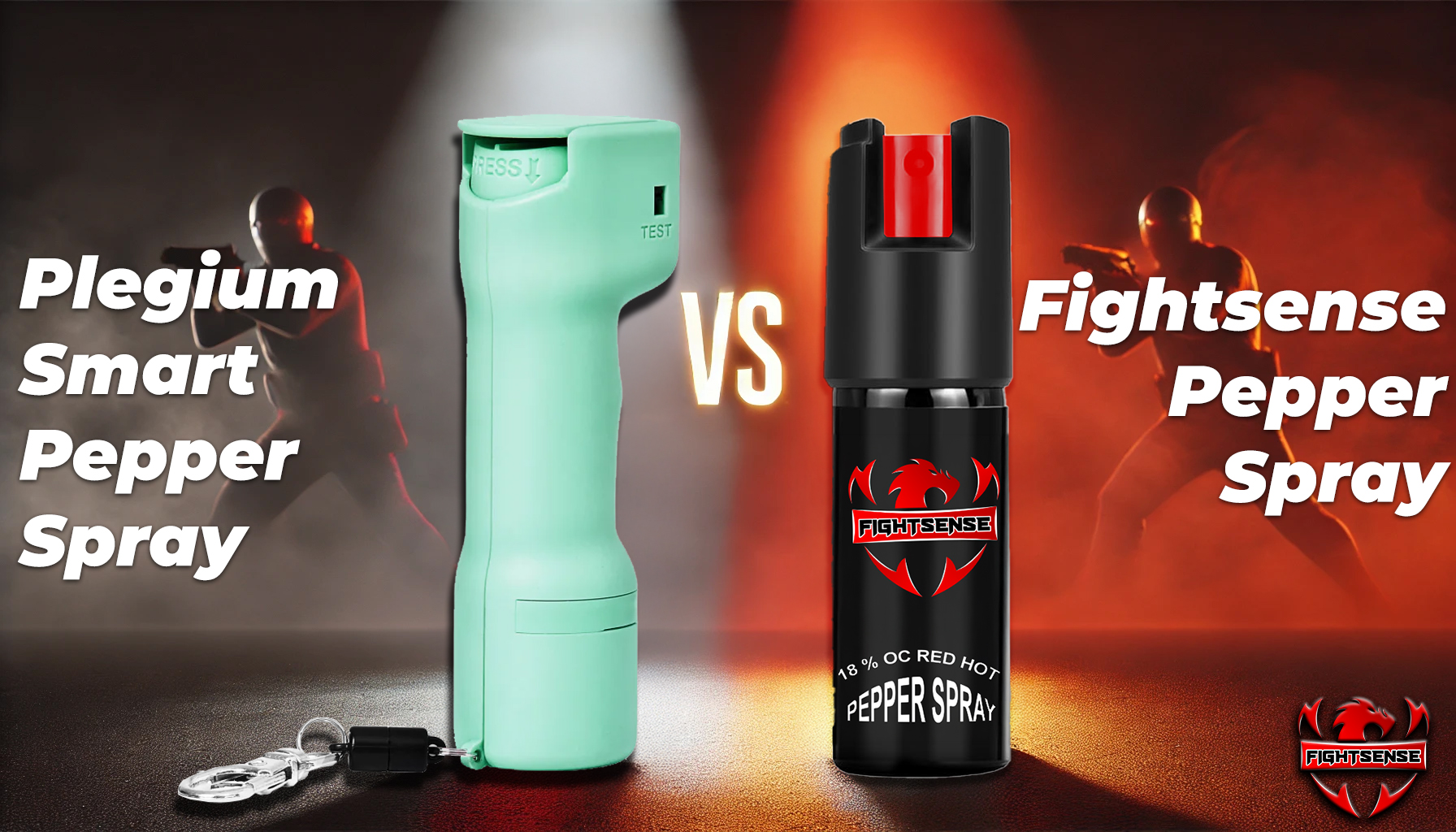 Plegium Smart Pepper Spray vs. Fightsense: Which Wins? - FIGHTSENSE