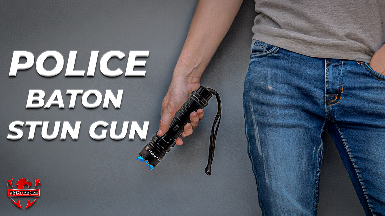 Police Baton Stun Gun: Ultimate Self-Defense Tool - FIGHTSENSE