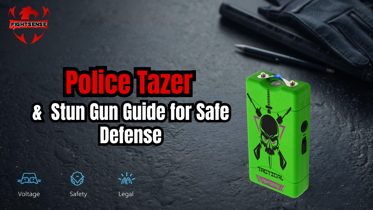 Police Tazer & Stun Gun Guide for Safe Defense - FIGHTSENSE