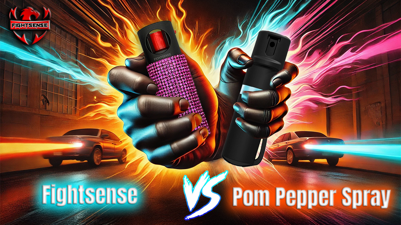 Pom Pepper Spray Amazon vs Fightsense: Best Self-Defense - FIGHTSENSE