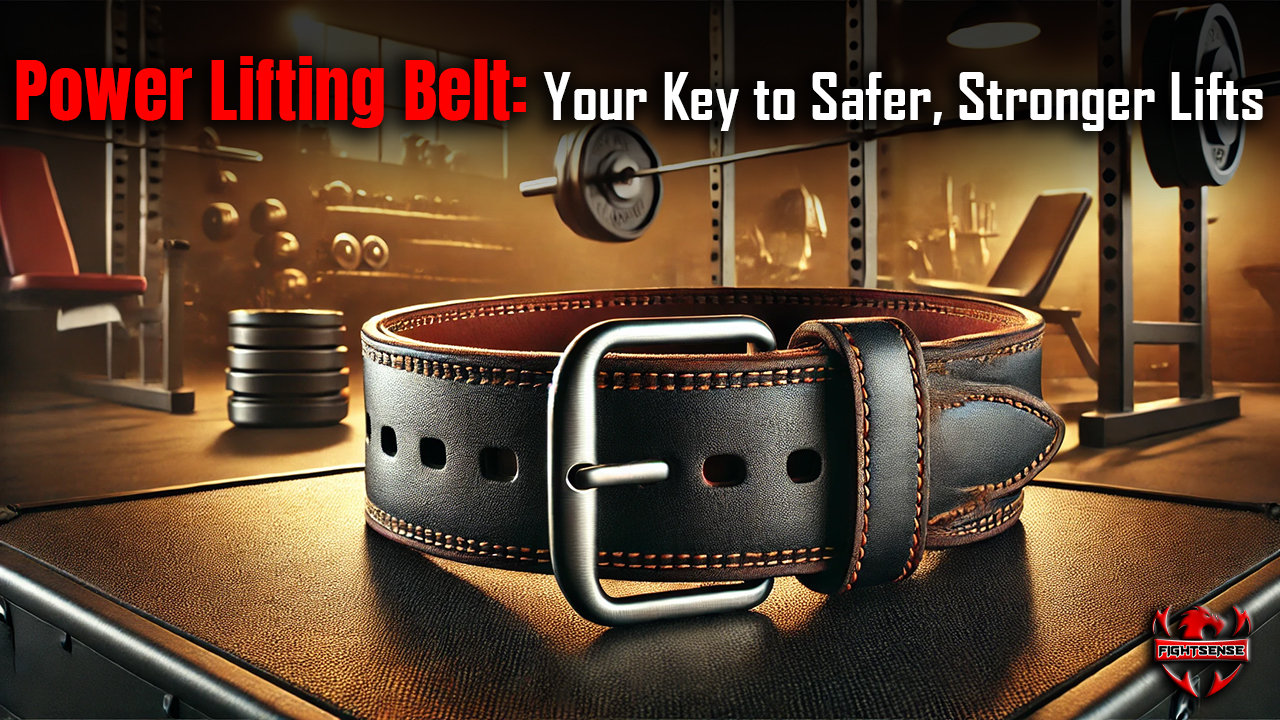 Power Lifting Belt: Your Key to Safer, Stronger Lifts - FIGHTSENSE
