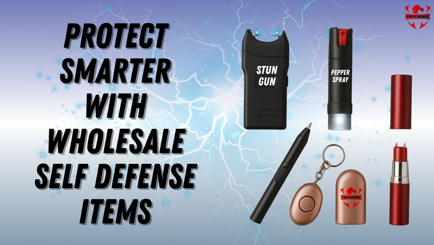 Protect Smarter with Wholesale Self Defense Items - FIGHTSENSE