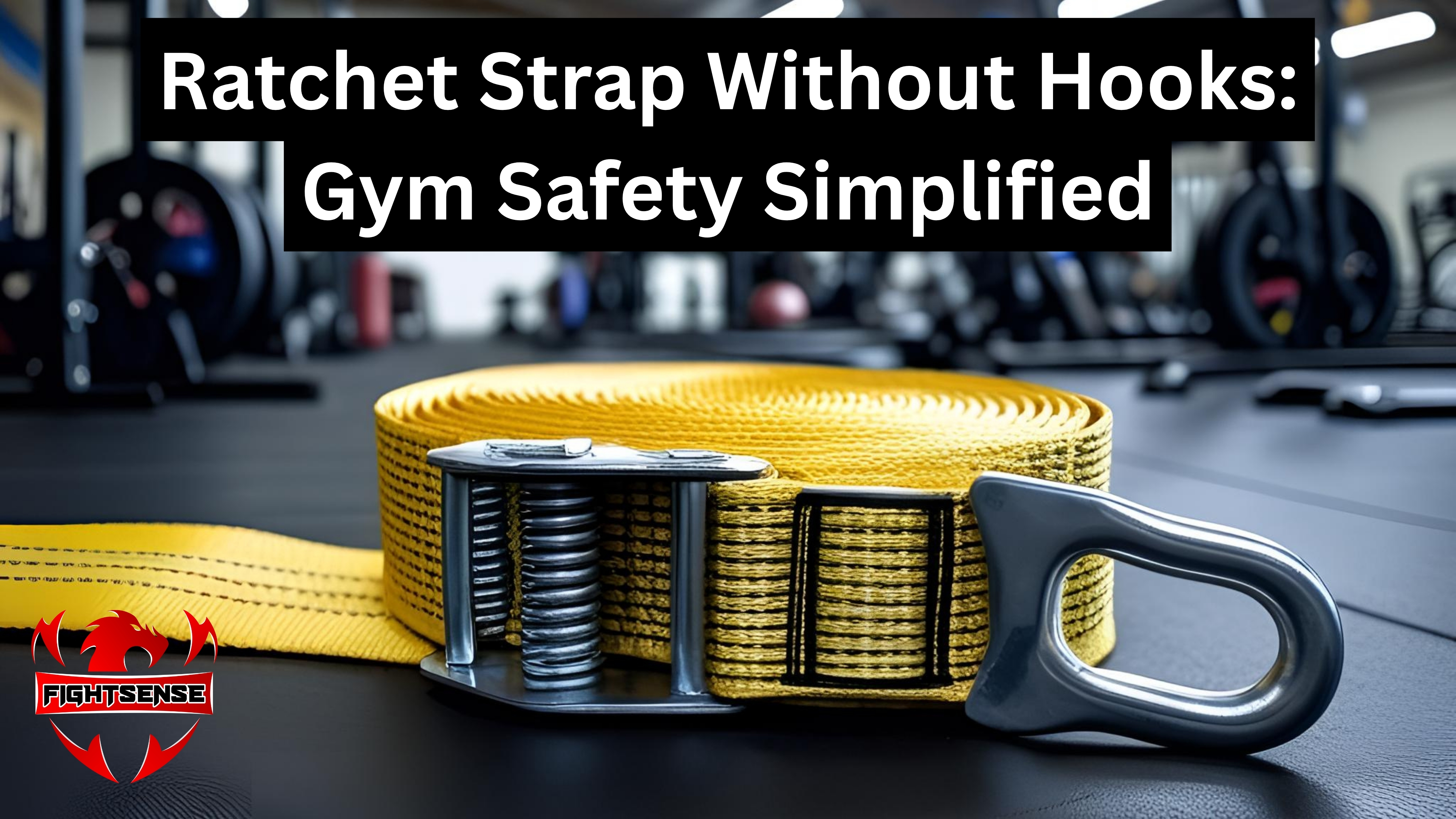 Ratchet Strap Without Hooks: Gym Safety Simplified - FIGHTSENSE