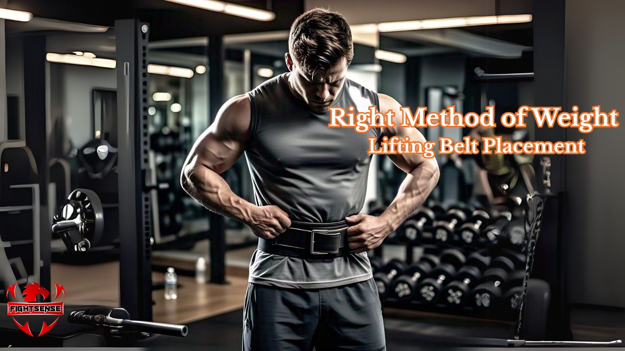 Right Method of Weight Lifting Belt Placement - FIGHTSENSE