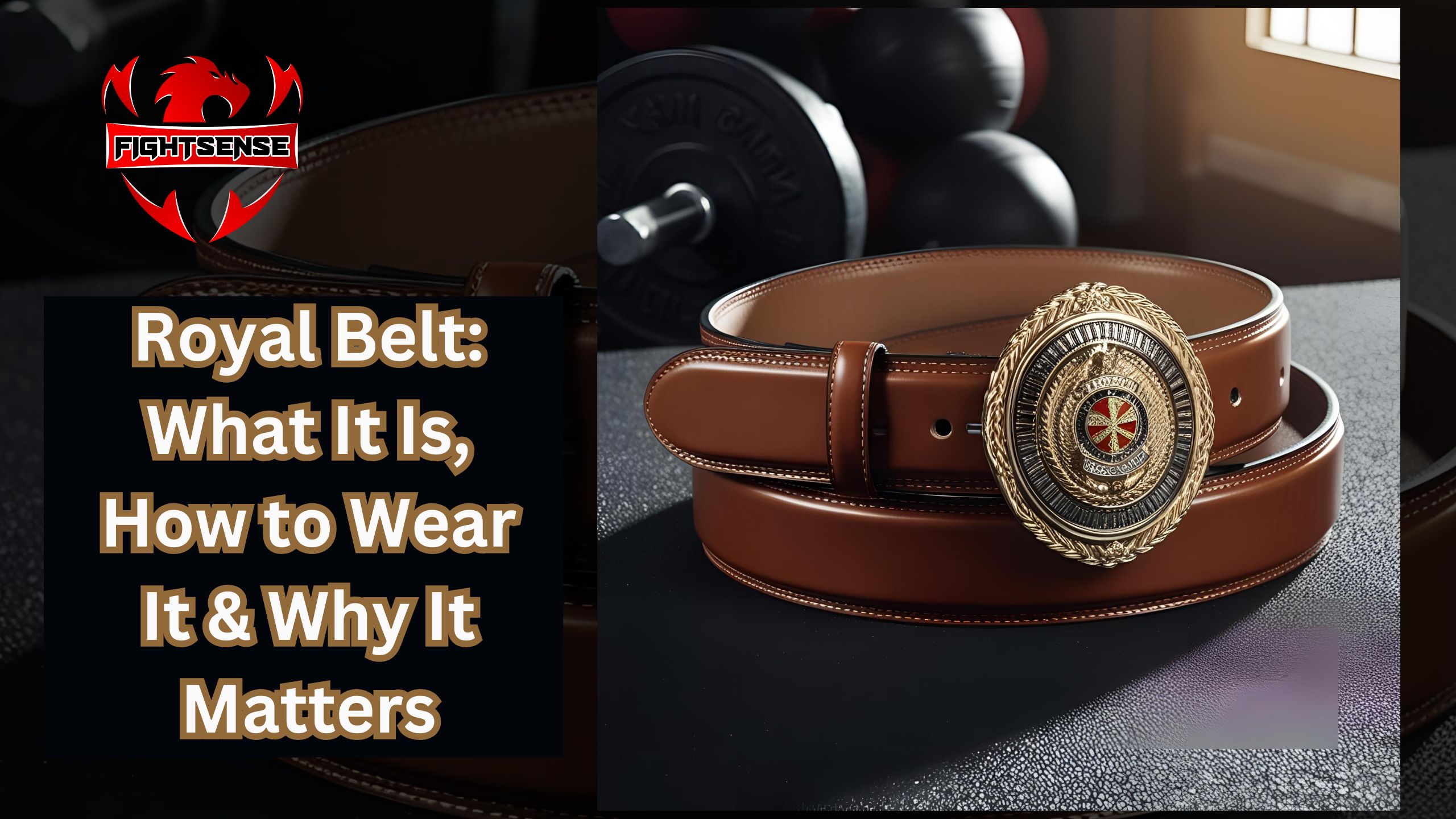 Royal Belt: What It Is, How to Wear It & Why It Matters - FIGHTSENSE