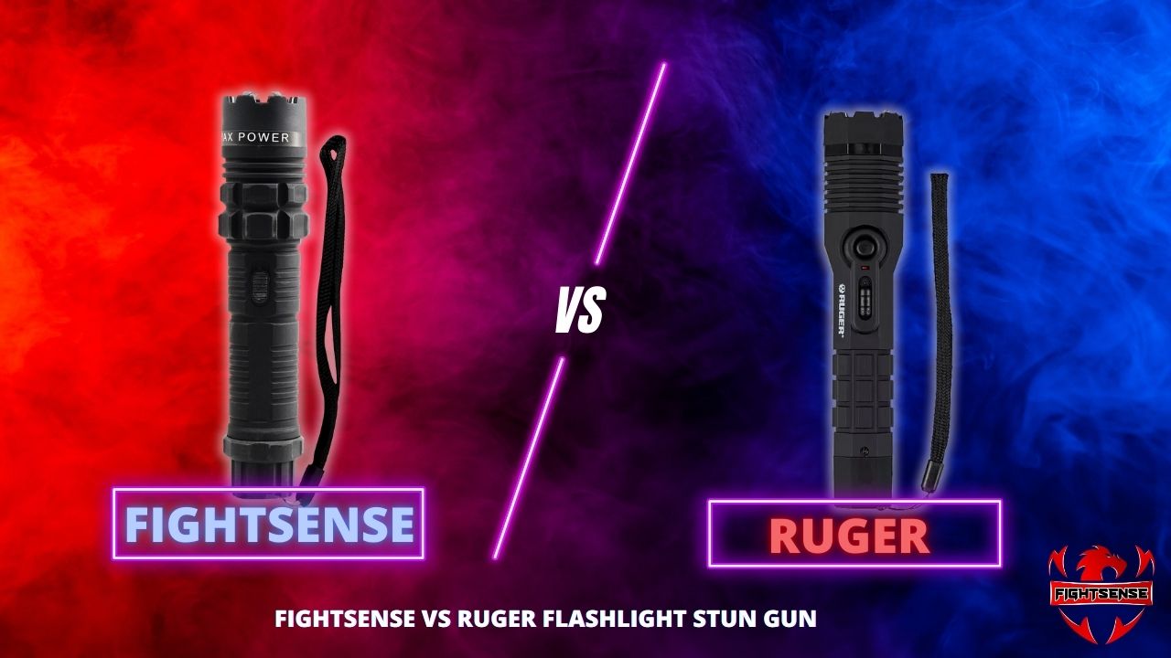 Ruger Flashlight Stun Gun vs. Fightsense and Others - FIGHTSENSE