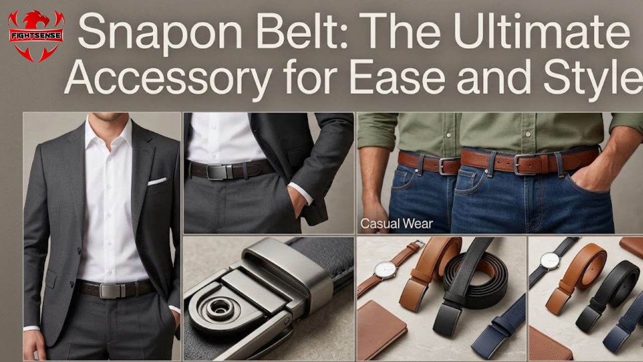 Snapon Belt: The Ultimate Accessory for Ease and Style - FIGHTSENSE