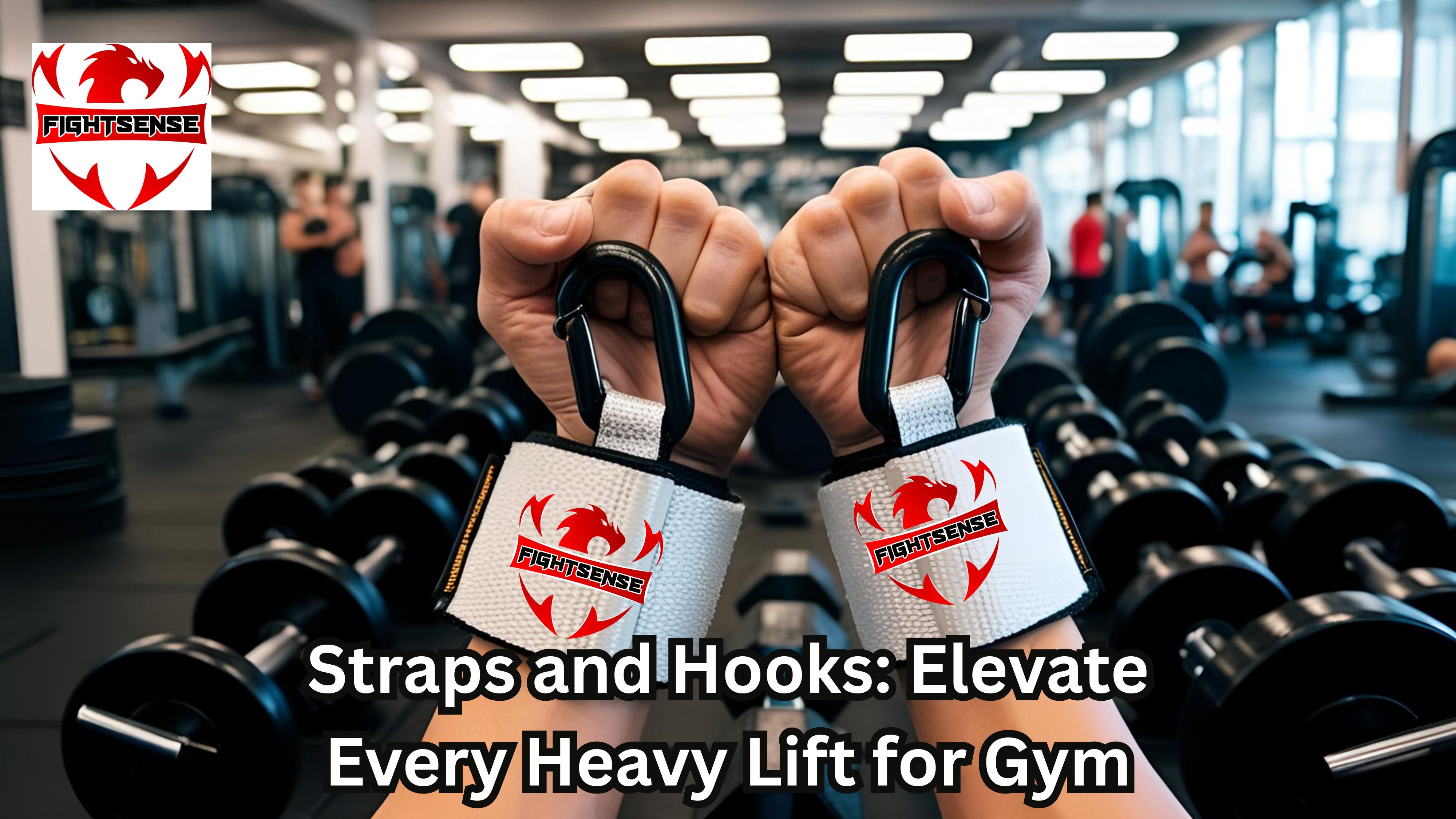 Straps and Hooks: Elevate Every Heavy Lift for Gym - FIGHTSENSE