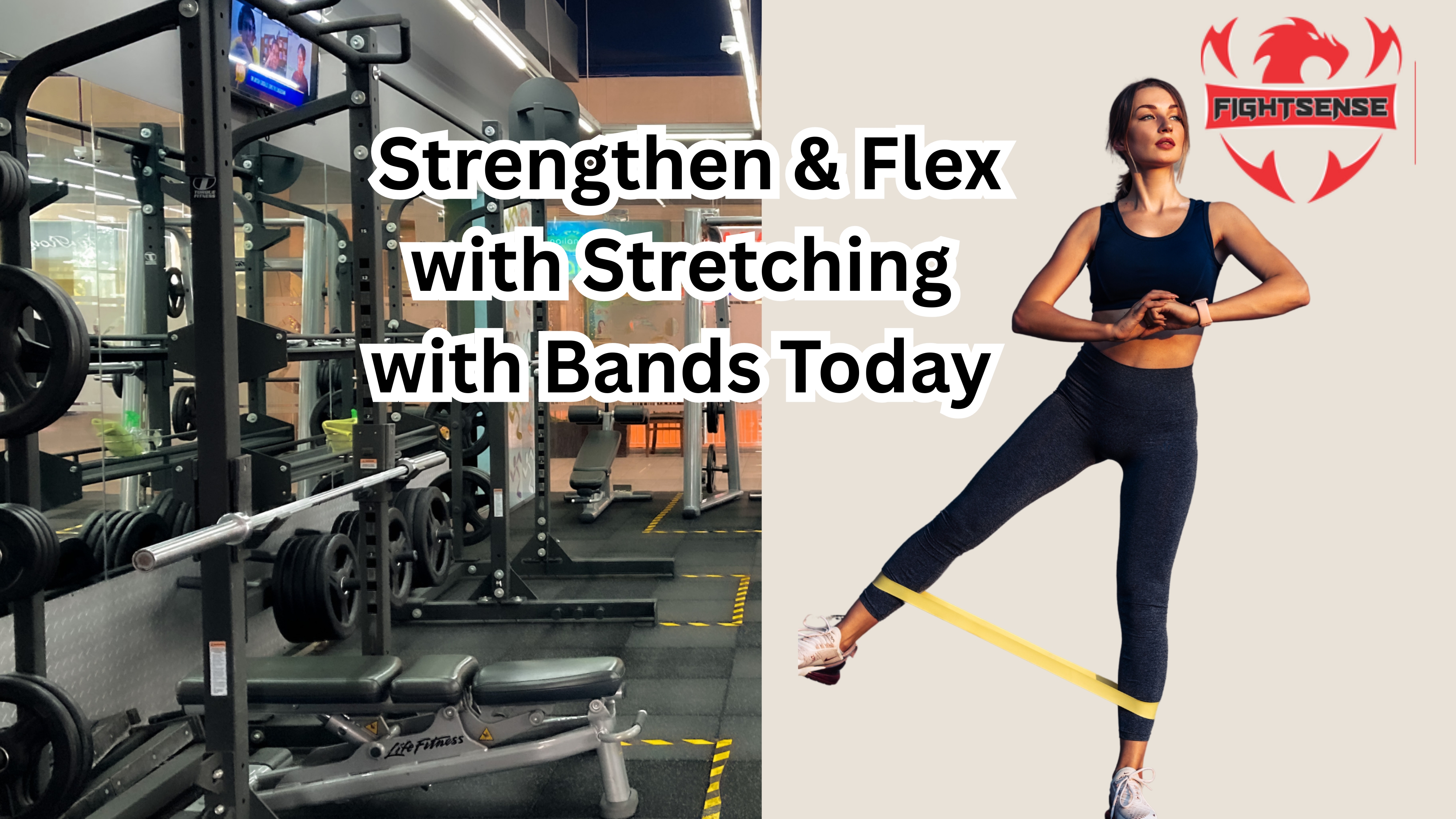 Strengthen & Flex with Stretching with Bands Today - FIGHTSENSE