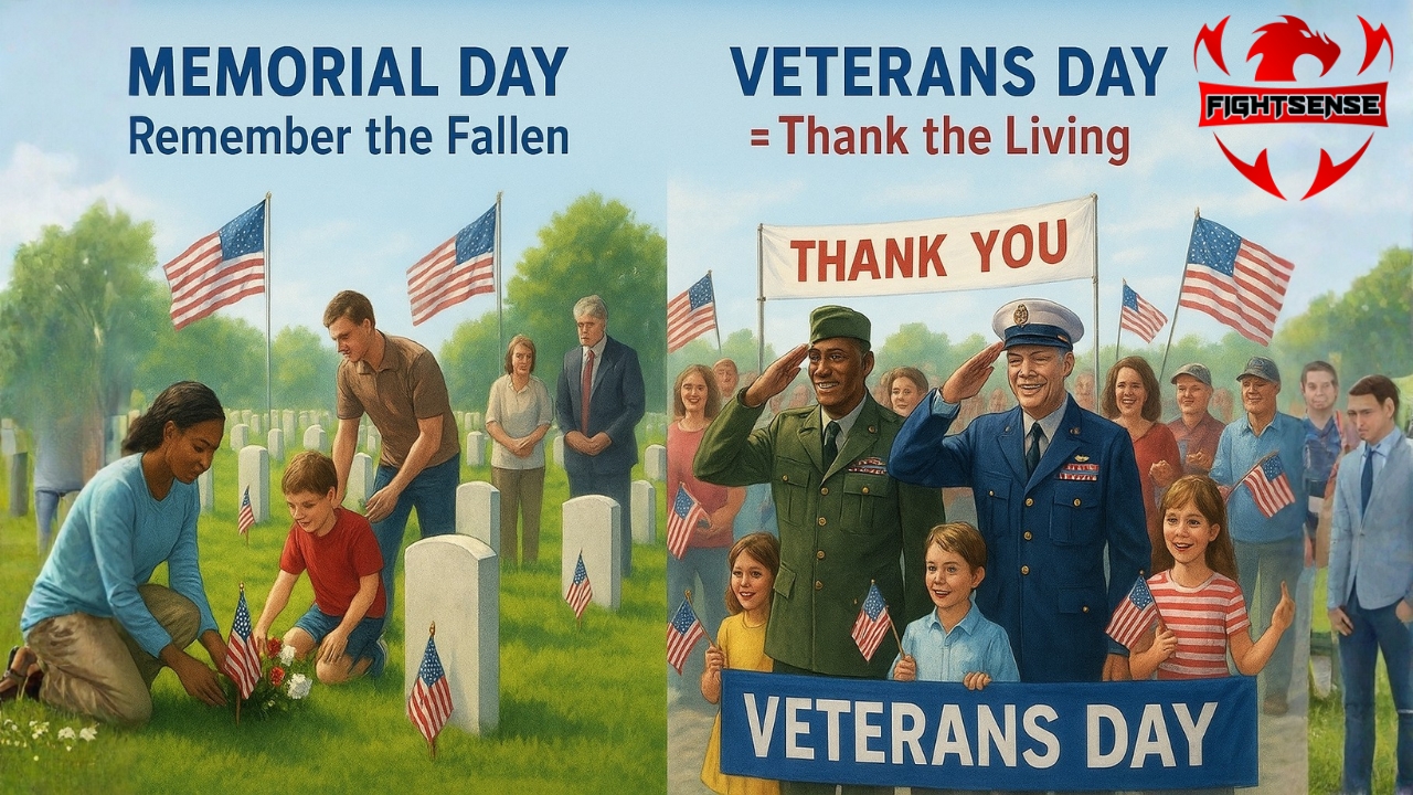 The Real Difference Between Memorial Day and Veterans Day - FIGHTSENSE