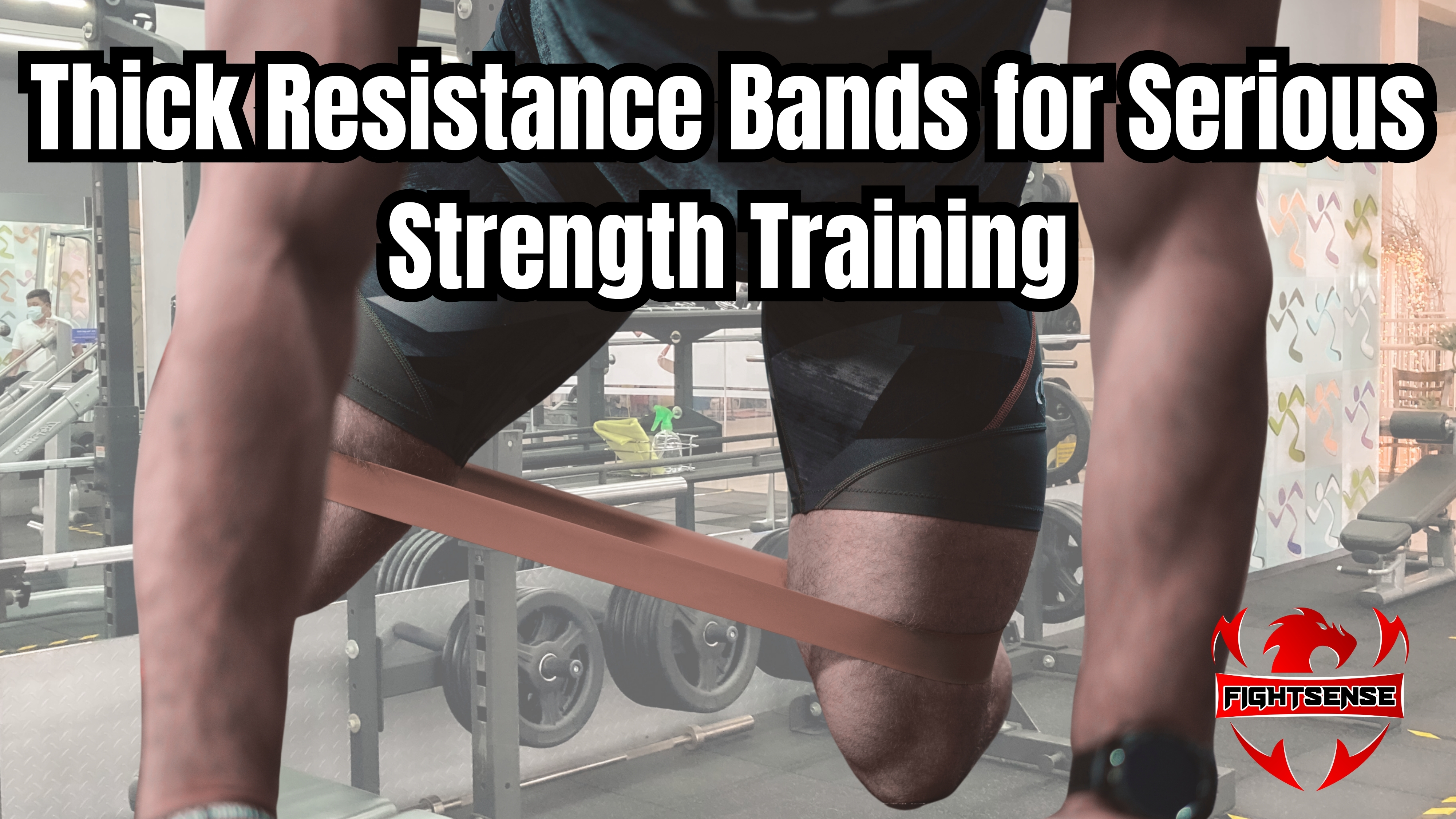 Thick Resistance Bands for Serious Strength Training - FIGHTSENSE