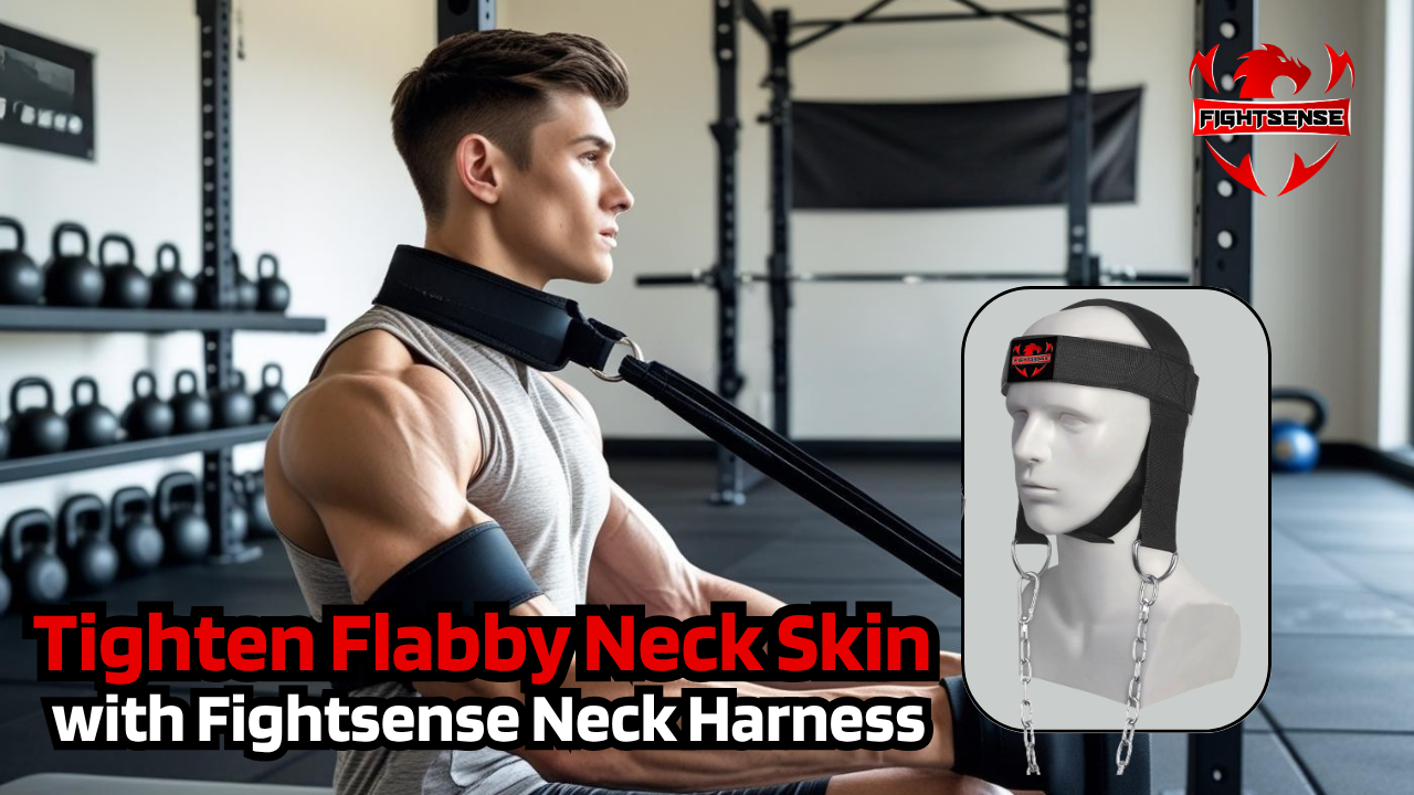 Tighten Flabby Neck Skin with Fightsense Neck Harness - FIGHTSENSE