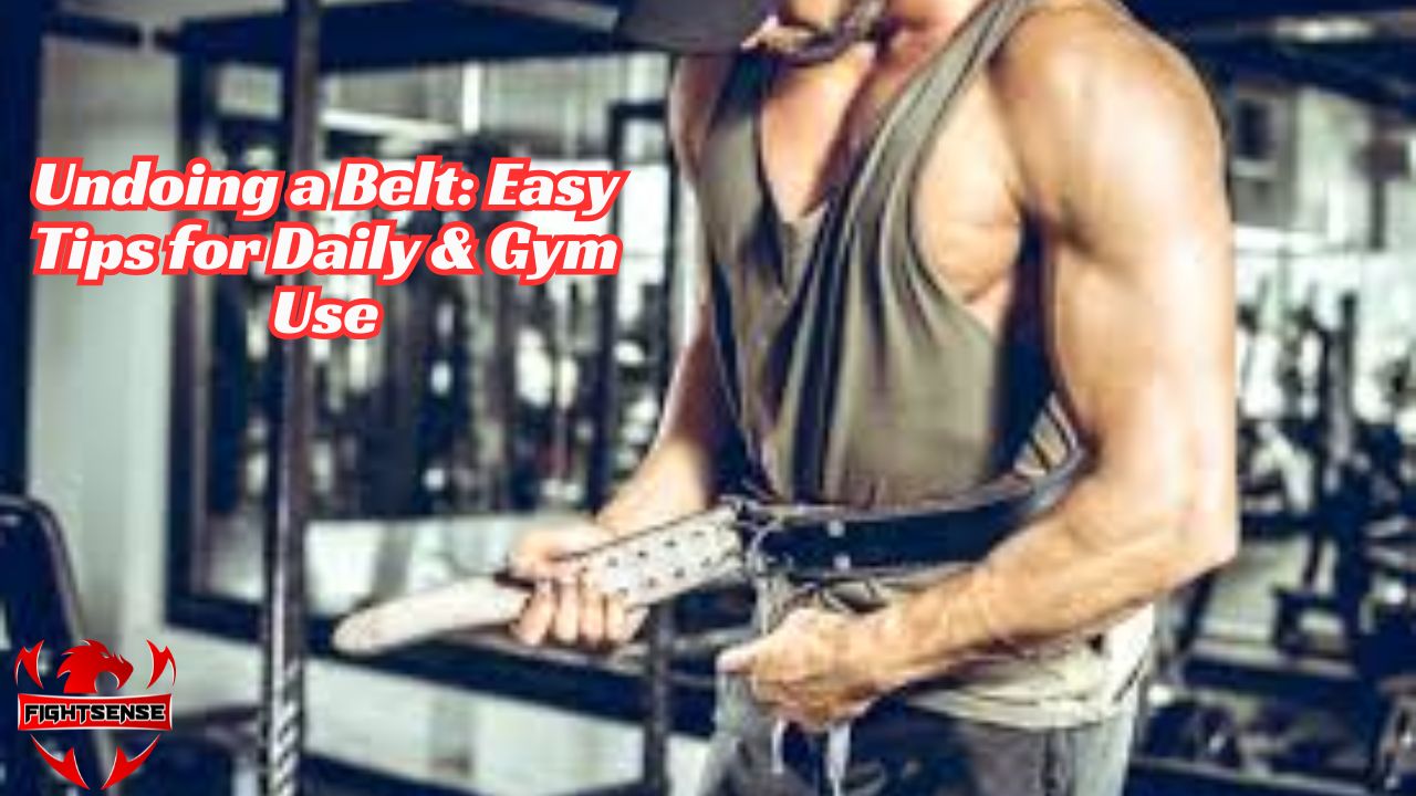 Undoing a Belt: Easy Tips for Daily & Gym Use - FIGHTSENSE
