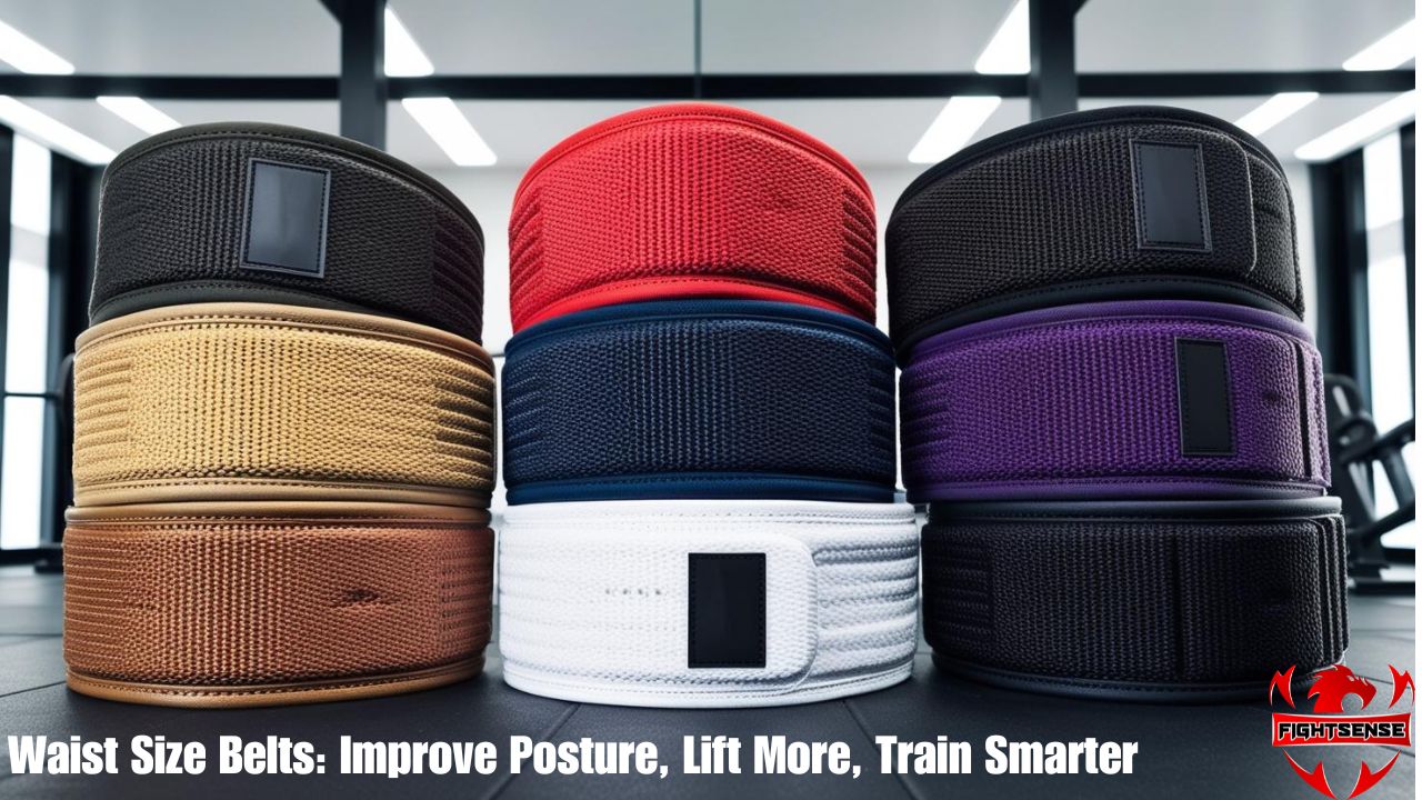 Waist Size Belts: Improve Posture, Lift More, Train Smarter - FIGHTSENSE