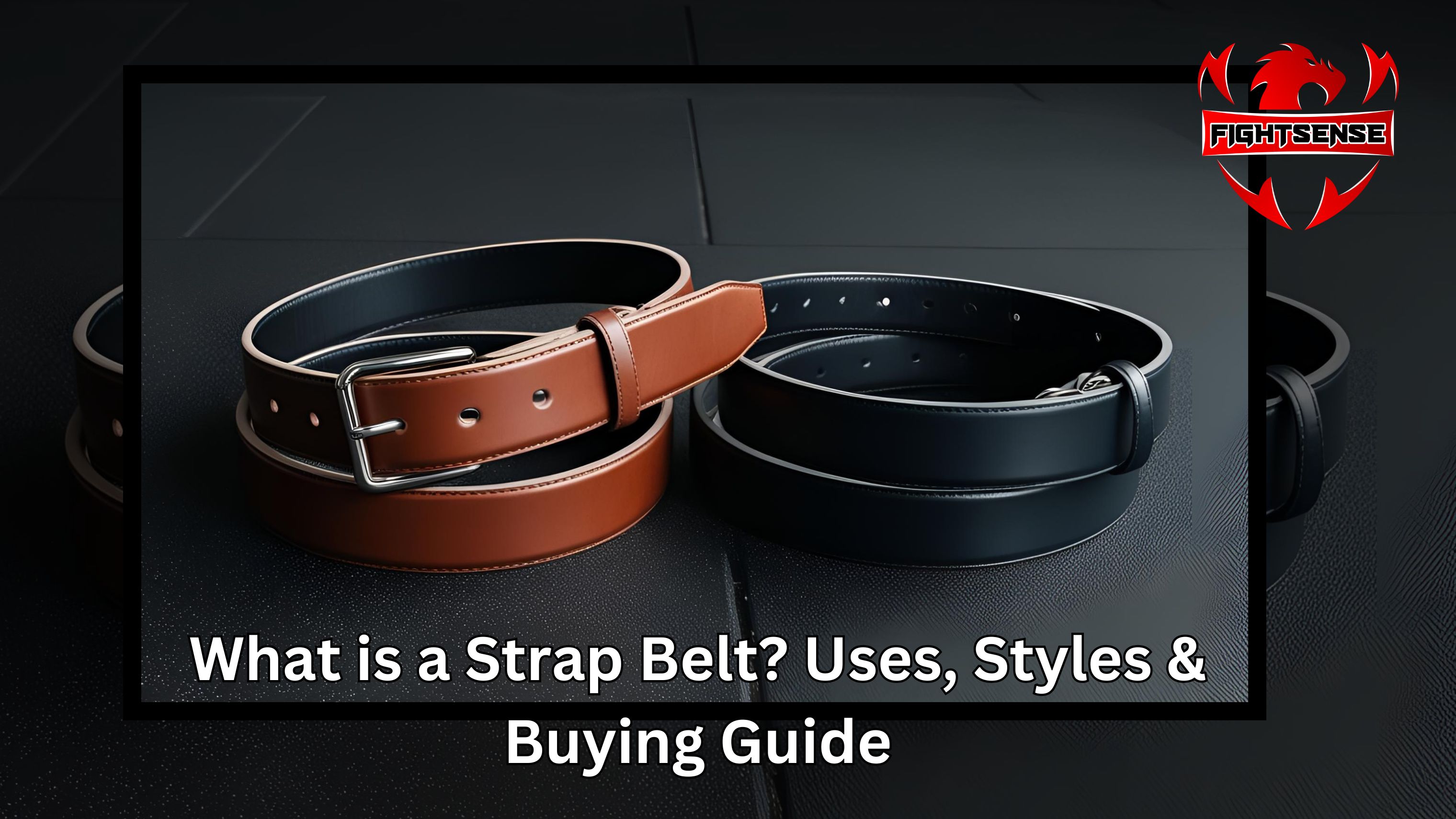 What is a Strap Belt? Uses, Styles & Buying Guide - FIGHTSENSE
