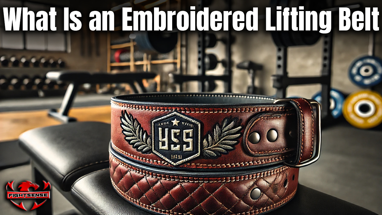 Get Stronger with the Support of Embroidered Lifting Belts - FIGHTSENSE
