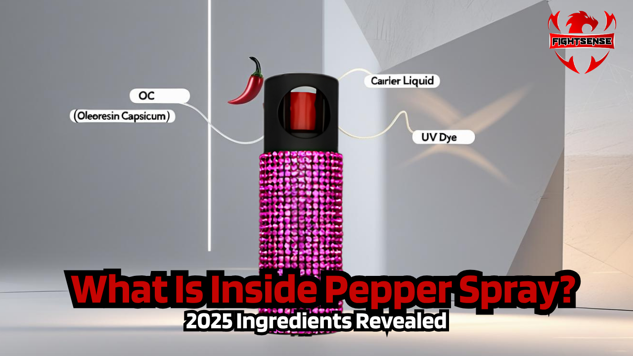 What Is Inside Pepper Spray? 2025 Ingredients Revealed - FIGHTSENSE