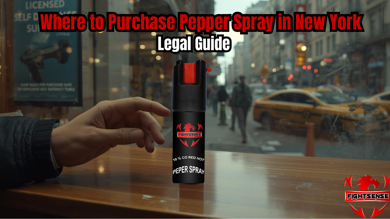 Where to Purchase Pepper Spray in New York: Legal Guide - FIGHTSENSE