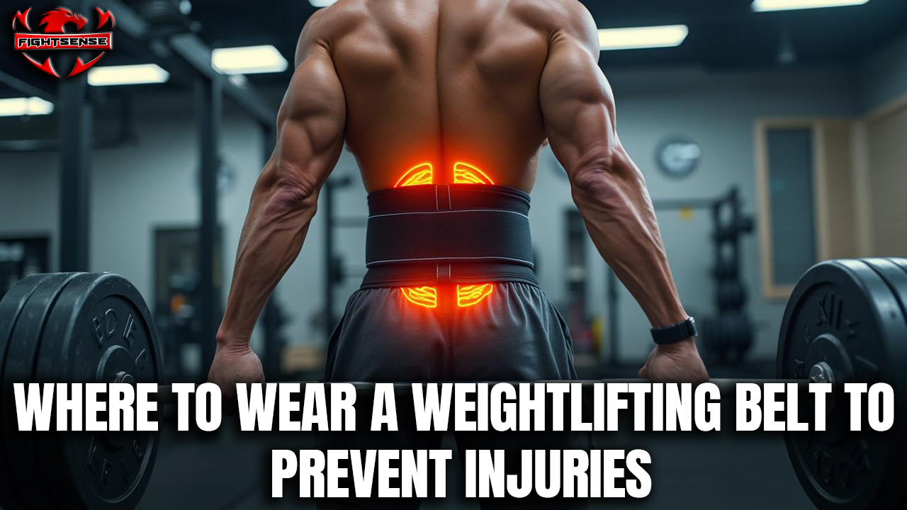 Where to Wear a Lifting Belt to Prevent Injuries? - FIGHTSENSE