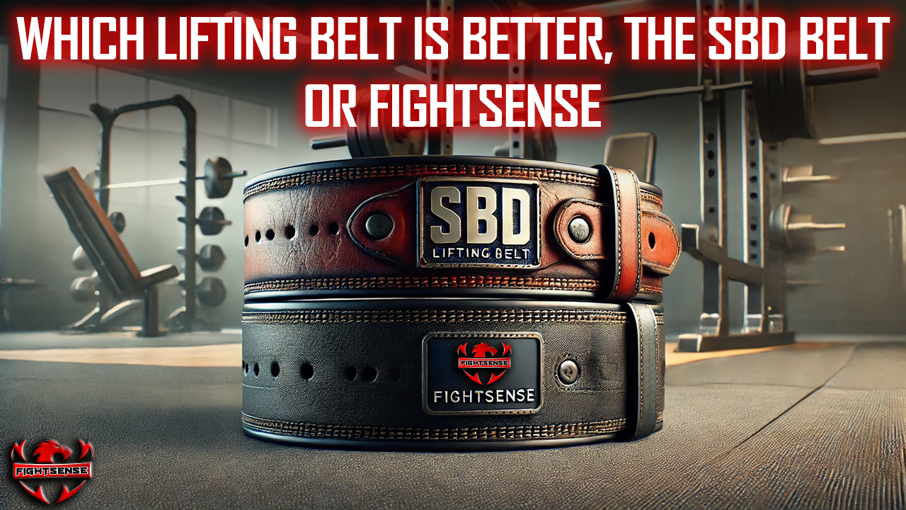 Which lifting belt is better, SBD belt or Fightsense? - FIGHTSENSE