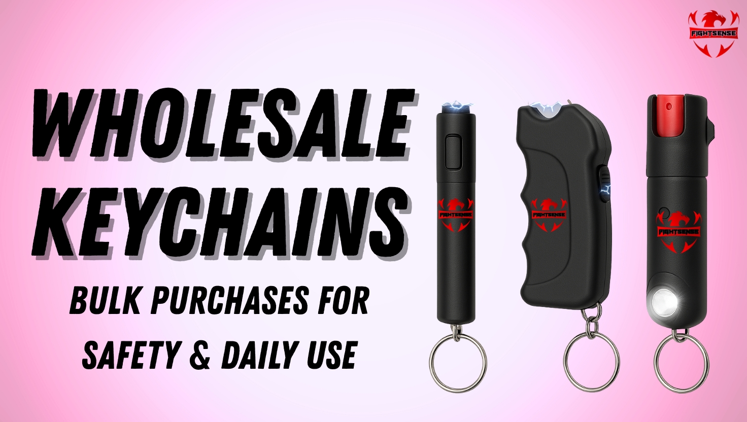 Wholesale Keychains: Bulk Purchases for Safety & Daily Use - FIGHTSENSE