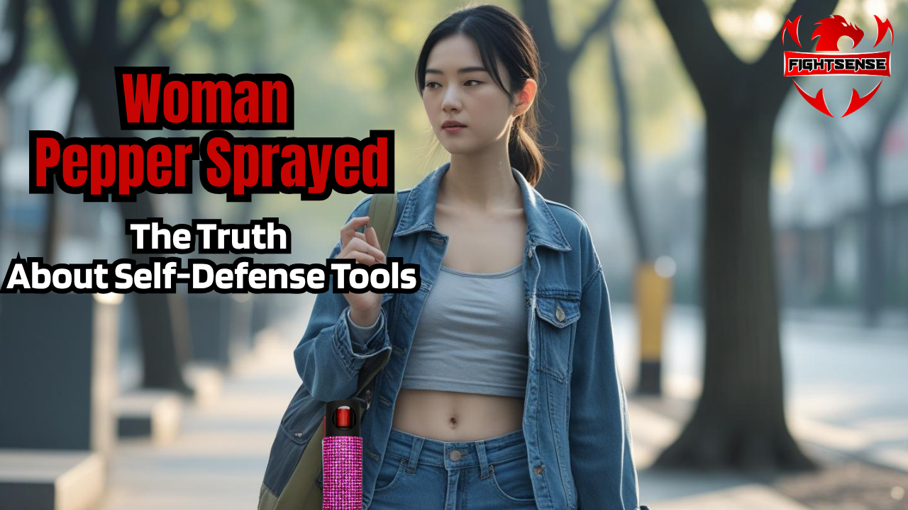 Woman Pepper Sprayed: The Truth About Self-Defense Tools - FIGHTSENSE