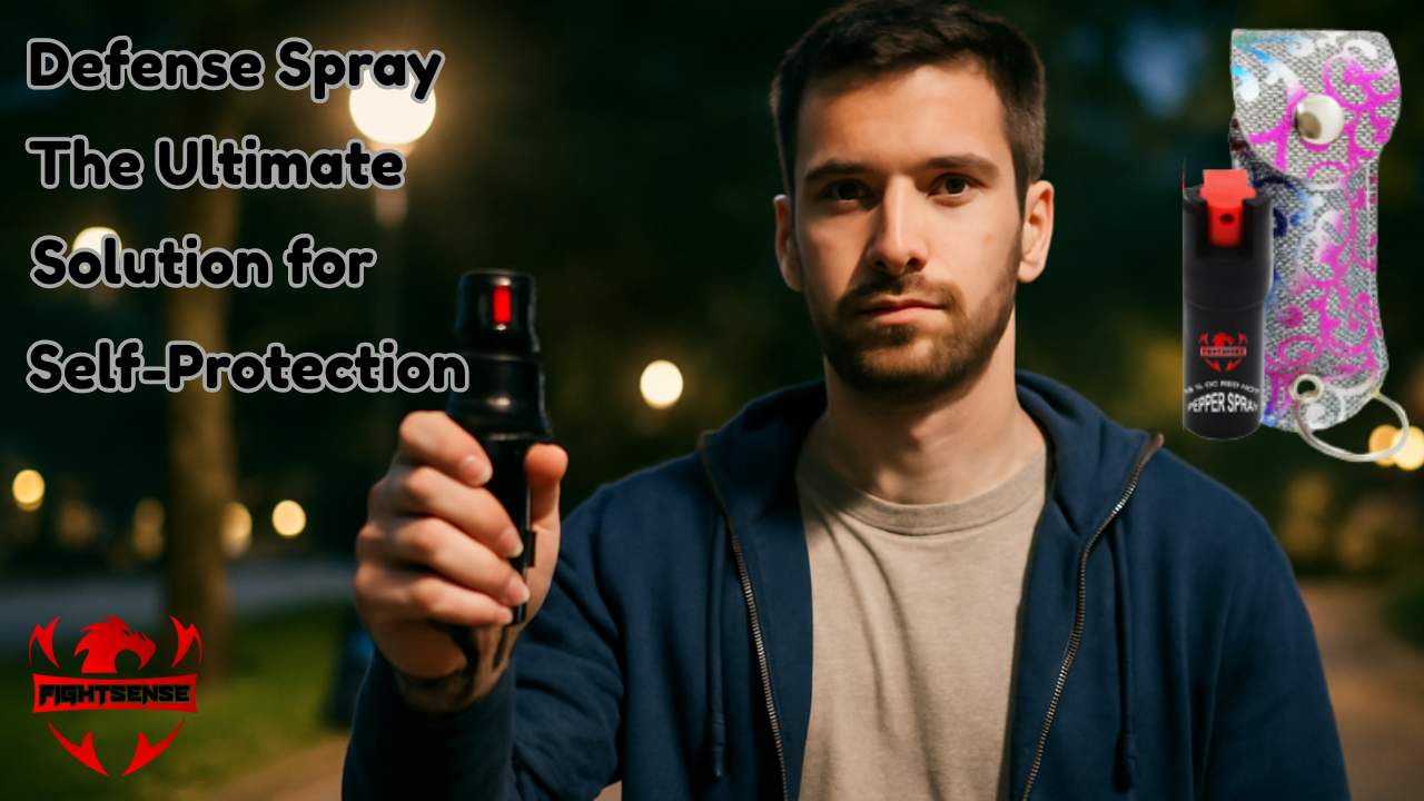 Defense Spray: The Ultimate Solution for Self-Protection - FIGHTSENSE