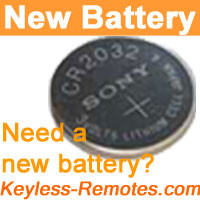 Sony Keyless Remote Lithium Battery CR2025 - Keyless-Remotes