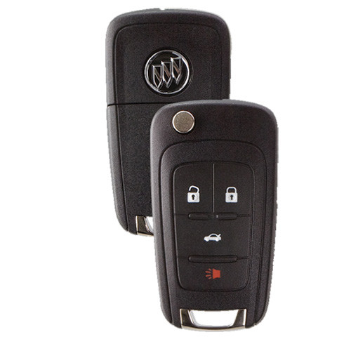 Flip Key Car Remote for Buick Encore, Lacrosse, Regal, Verano, Allure 4 ...