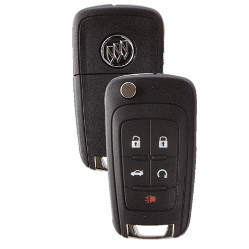 Car Remote Flip Key for Buick Encore, Lacrosse, Regal, Verano, 5-button ...