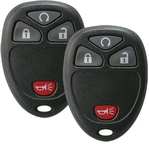 Two GM Keyless Entry Remotes Key Fob with Remote Start