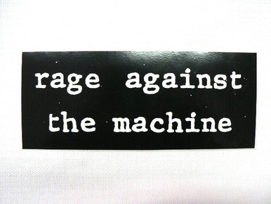 Rage Against the Machine Bumper Sticker