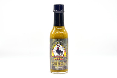 Garlic Serrano Hot Sauce 5 fl oz.- Mild 2 (Recipes Included)